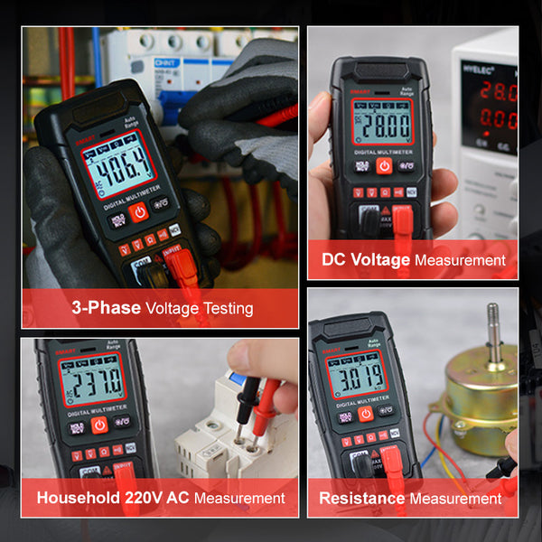 🔧⚡️ Smart Anti-Burn Multimeter! 4000-Count Auto-Ranging, Palm-Sized Ze ...