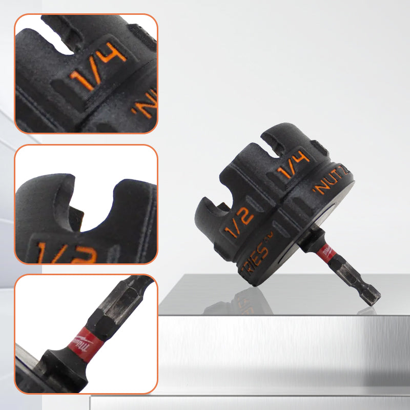 🔧⚡Nut Zipper Drill Attachment! 3 seconds to remove bolts × 5 times mor ...